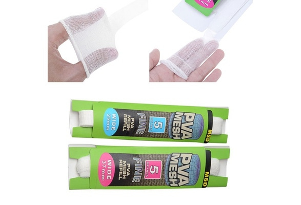 5M PVA Fishing Mesh PVA Fishing Bag Mesh Water Soluble Mesh White Color ...