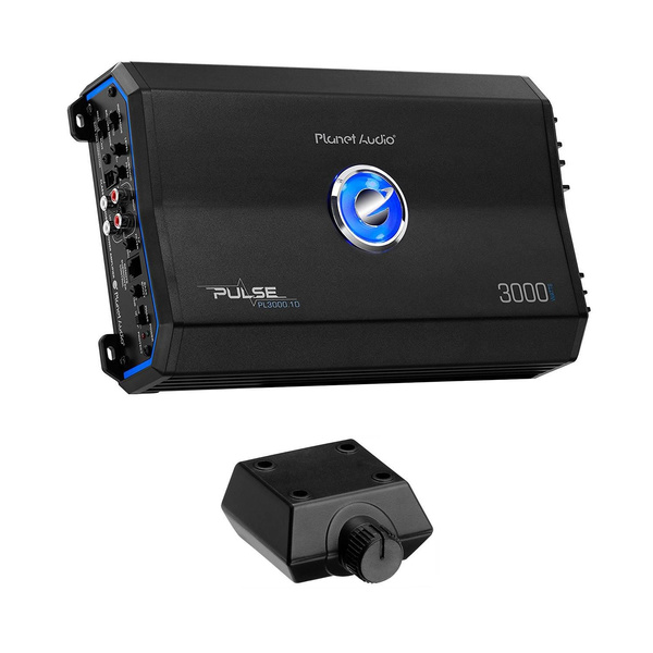 Planet Audio Pulse 3000W 1 Ohm Monoblock Class D Amplifier + Remote ...