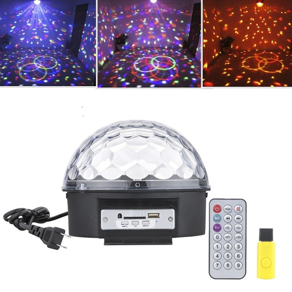 Mini LED Laser Projector MP3 DJ Club Lamp Disco Party Music Crystal ...