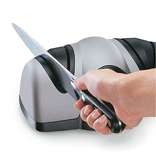Electric Knife Sharpener Honer 2 Stage Grinder Chef Razor Sharp Kitchen ...