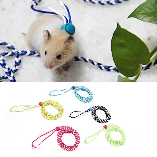 1x Adjustable Ferret Hamster Harness Pet Mouse Baby Rabbit Squirrel ...