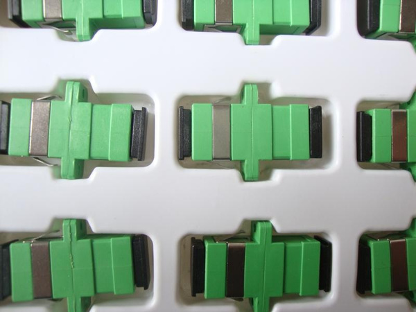 20Pcs SC Fiber Optic Coupler Flange Connector Fiber Optic Jumper ...