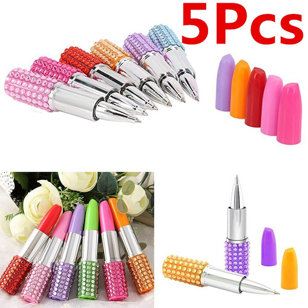 5Pcs/Set Creative Novelty Stationery Ballpoint Pen Simulation Modeling ...