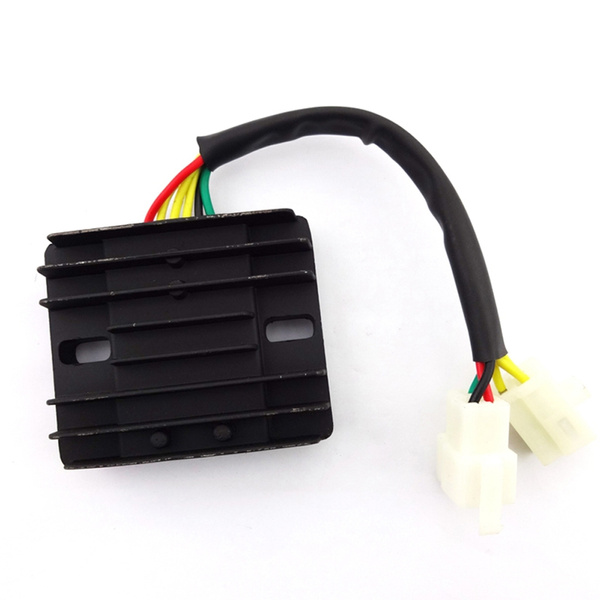 FishMotor 12V 6 Wires DC Voltage Regulator Rectifier For 150cc 200cc ...