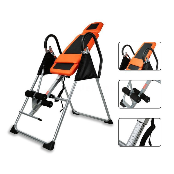 Folding Inversion Table - Anti Gravity Back Fitness Therapy Relief ...
