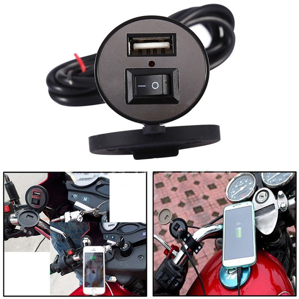 Waterproof 12V USB Motorcycle Mobile Phone Power Supply Charger Port ...