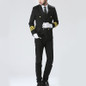 Men Peak Lapel Airline Pilot Captain Suit Aviator Costume Uniform ...