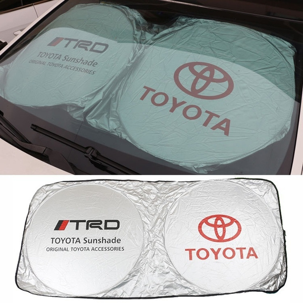 1 x TRD Logo Car Windshield Sunshade Visor Cover for Toyota Camry ...