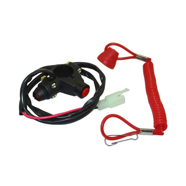 FishMotor Pocket Bike Off Tether Safety Stop Kill Switch Push Button ...