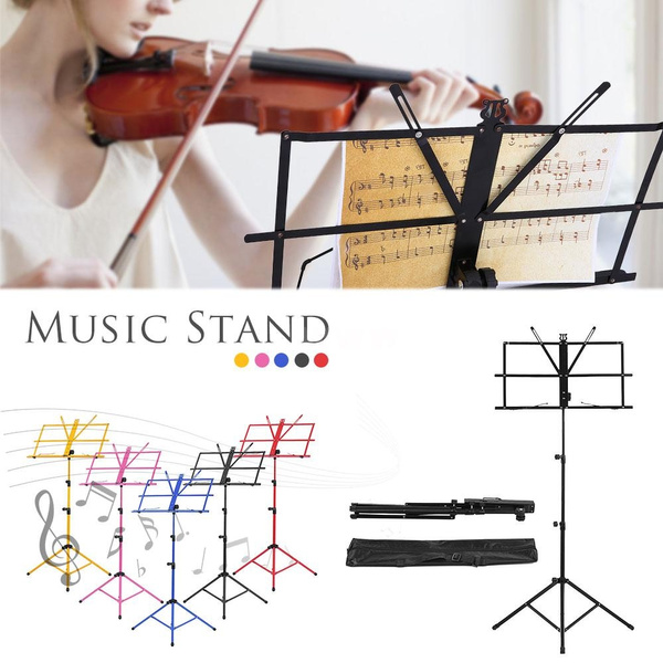 Musical Instruments Foldable Sheet Music Tripod Stand Holder ...