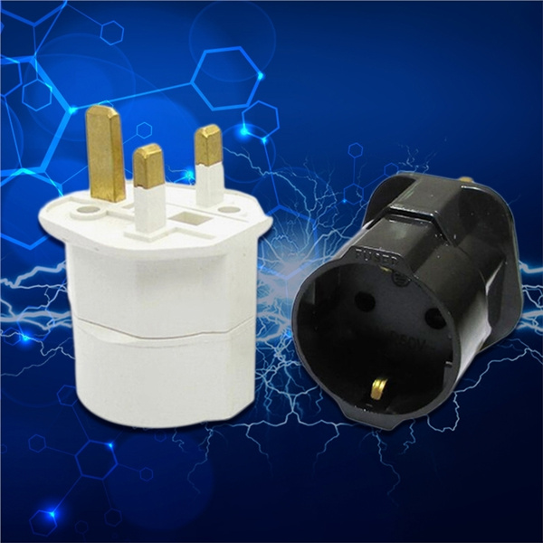 EU to UK Plug 2 Pin to UK 3 Pin Plug Conversion Socket Adapter Plug ... EU to UK Plug 2 Pin to UK 3 Pin Plug Conversion Socket Adapter Plug ...