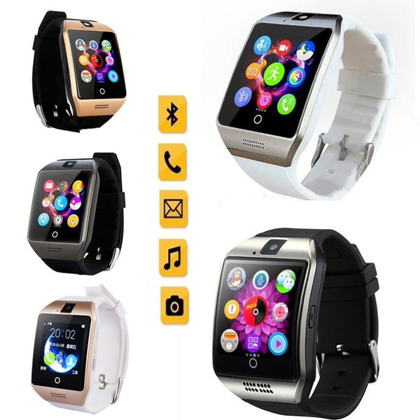 NFC Bluetooth Smart Watch Q18 With Camera facebook Sync SMS MP3 ...