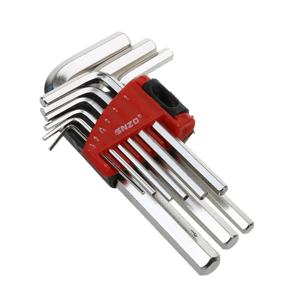 Flat Head End Hex Allen Allan Wrench Key Set Chrome Vanadium Steel | Wish