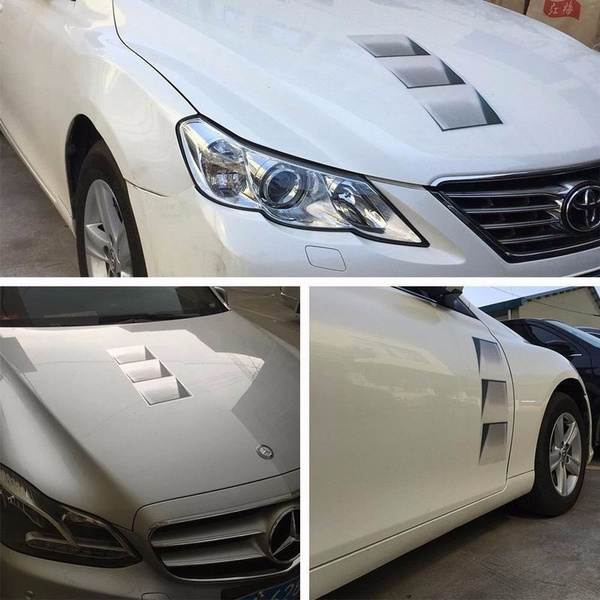 2pcs/set DIY Auto Funny Air Side Fake Vents Sticker Stickers Decals Car ...