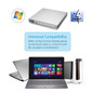 USB 2.0 External DVD ROM Optical Drive CD RW Burner Dvd/cd-rom Combo ...