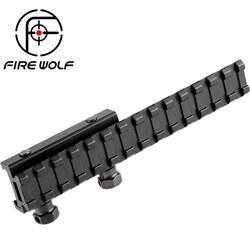 FIRE WOLF 20mm Tactical Picatinny Weaver Rail Scope Extension D0026 QD ...