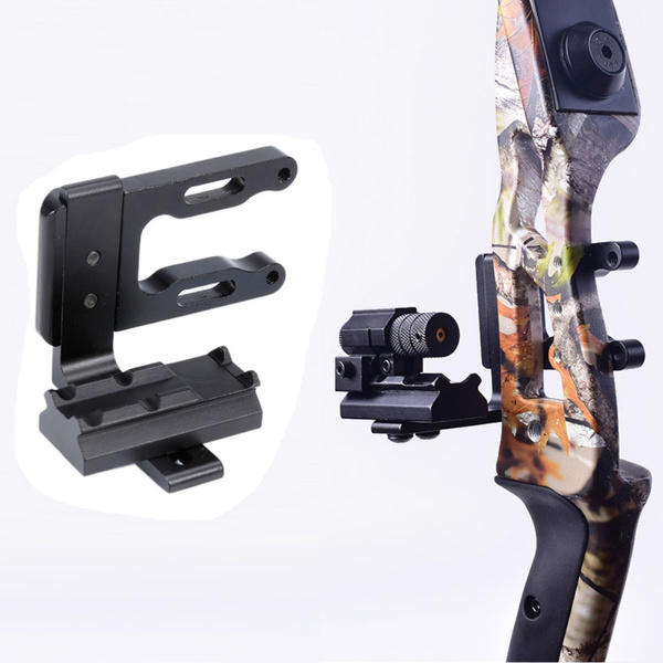 New Archery Mini CNC Machined Bow Sight Mount Red Dot Laser Reflex ...