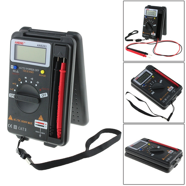 ANENG AN8203 Pocket Handheld DMM Digital Multimeter Integrated AC / DC ...