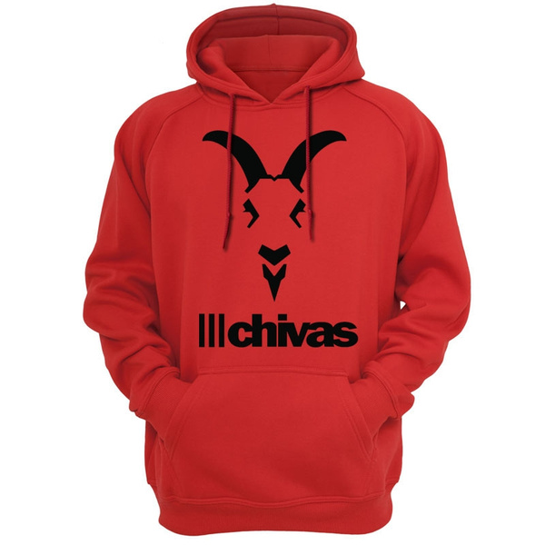 Mexico CHIVAS Guadalajara Chiva Sintetizada Logo Men Hoodies ...