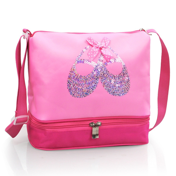 NI Children Adult Latin Shoulder Messenger Backpack Bag Dance Ballet ...