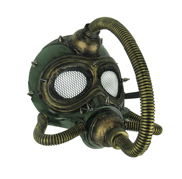 Metallic Spiked Steampunk Submarine Gas Costume Mask | Wish
