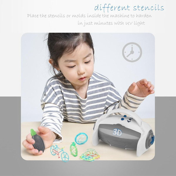 Not Included the Gel 3D Magic Printer Toy Creation Drawing Maker ...