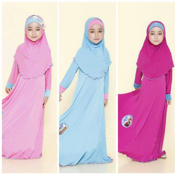 Muslim girls Dresses For teenager Girls Clothes Costume Children ...