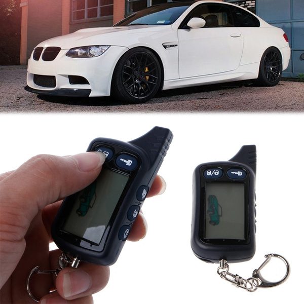 2 Way Car Alarm Keyless Entry Remote Start System For Tomahawk TZ-9010 ...