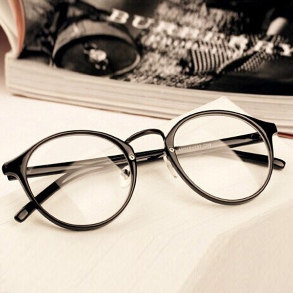 Men Women Nerd Glasses Clear Lens Eyewear Unisex Retro Eyeglasses | Wish