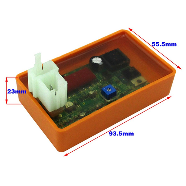 FishMotor Racing Adjustable 6 Pin DC Ignition CDI REV Box For 200cc ...