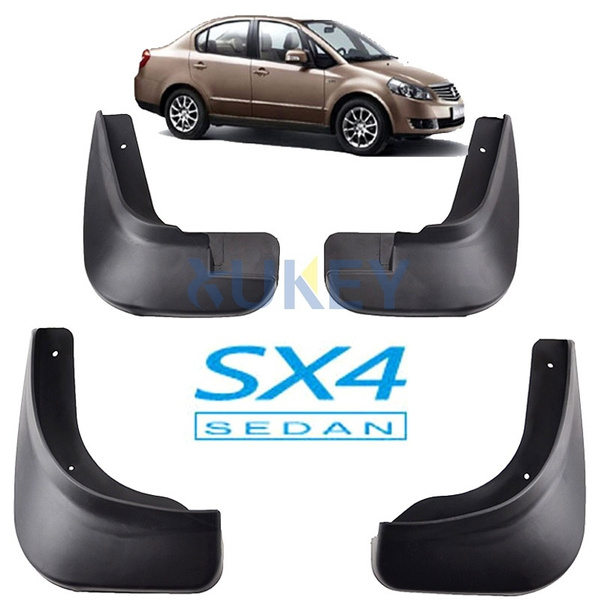 Xukey Car Mud Flaps For 2007 2013 Suzuki SX4 4 Door Sedan Mudflaps Splash Guards Mud Flap Mudguards Fender 2008 2009 2010 2011 2012
