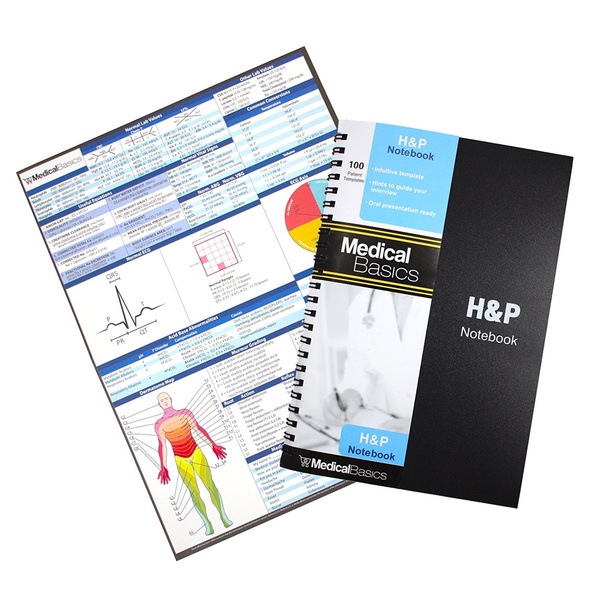 H&P notebook - Medical History and Physical notebook, 100 medical ...