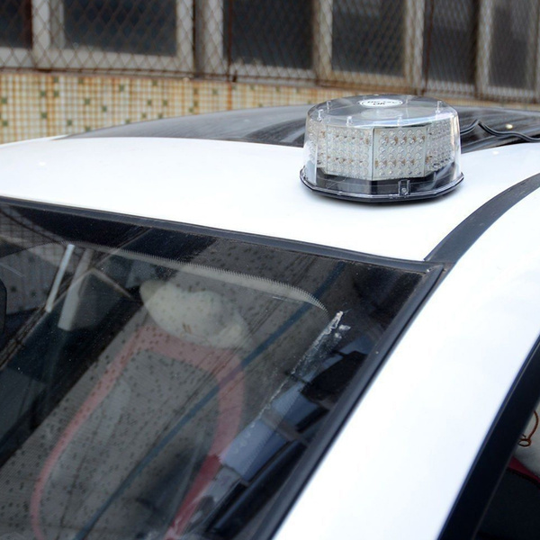 240 LED Flash Strobe Rotating Round Car Beacon Roof Top Emergency ...
