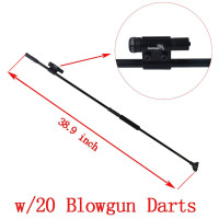 Hunting Blow Gun M50 Black Version BLOWGUN with Tactical Red Dot laser ...
