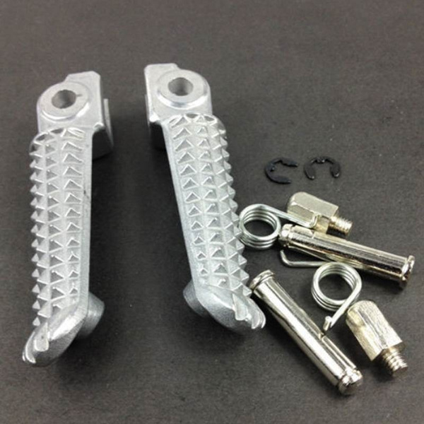 R&L Front Footrest Foot Pegs For Yamaha FZ1 FZR600 FZ6 FZ6R YZF R1 ...