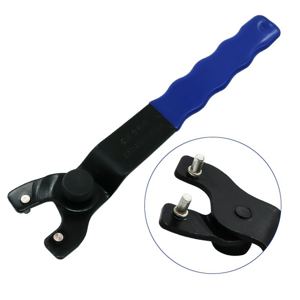 Universal Angle Grinder Key Plastic Handle 8-50mm Adjustable Pin Wrench ...
