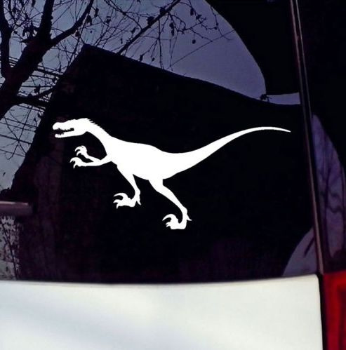 Velociraptor Car Sticker Dinosaur Truck Bumper Decals (20.5x9.6cm) | Wish