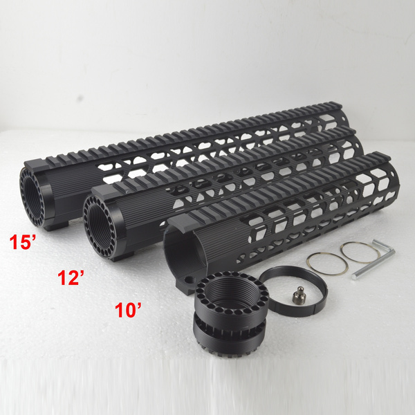 10,12,15 inch Ultra Lightweight Key-mod Free Floating Handguard with ...