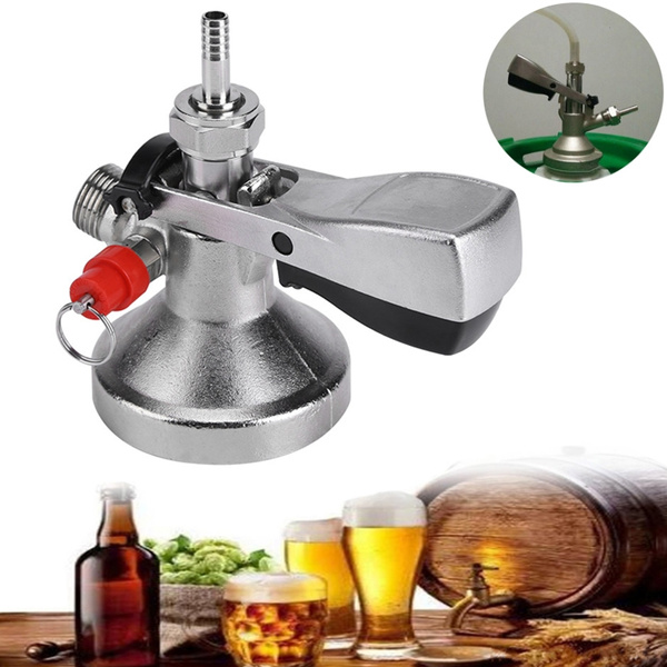 Stainless Steel Beer Keg Tap System "G" Coupler with Pressure Relief ...