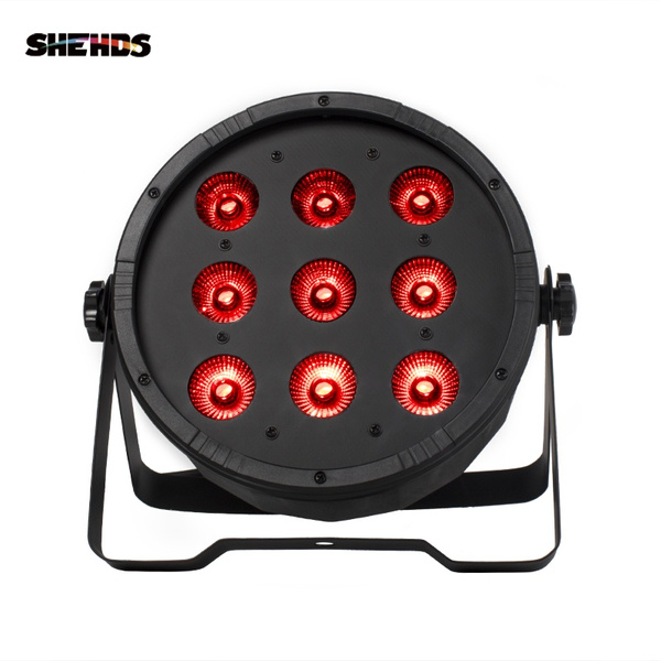 LED 9x12W 4in1 RGBW LED Flat With DMX512 Flat Equipments Controller for ...