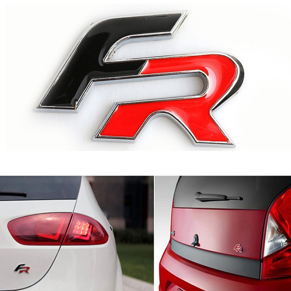FR Racing Metal Truck Window Car stickers emblem badge for Seat leon ...