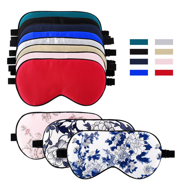 Travel Home Adjustable Strap Night Sleep Rest Eyes Shade Cover Mask ...