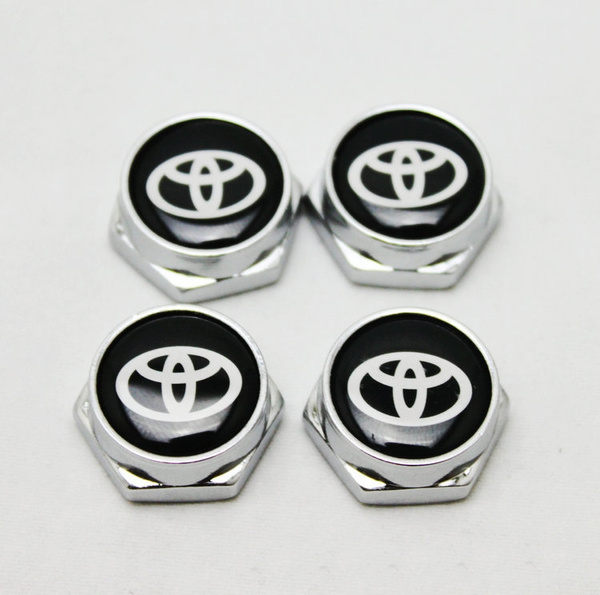 4pcs/set Car License Plate Screw Special License Plate Frame Security ...