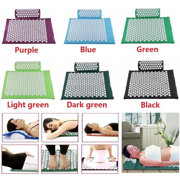 Massage Mat Massager cushion Acupressure Mat Relieve Stress Pain ...