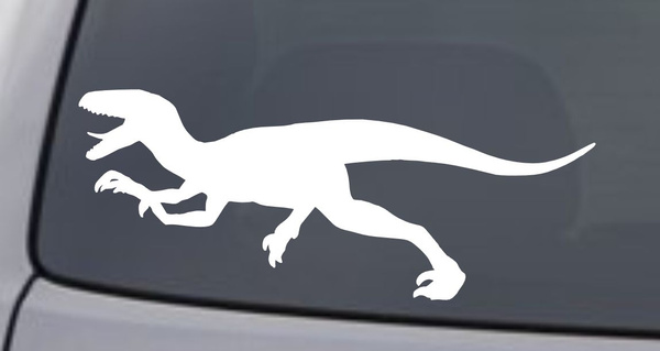 RAPTOR Vinyl Decal Sticker Car Window Wall Bumper Dinosaur Velociraptor ...