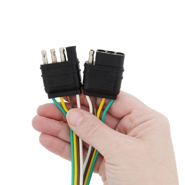 2-Way Y-Splitter Trailer Light Wiring Harness Extension 4-Pin Plug 18 ... 2-Way Y-Splitter Trailer Light Wiring Harness Extension 4-Pin Plug 18 ...