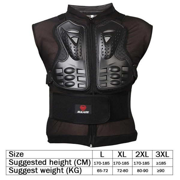 Motocross Sleeveless Racing Body Armor Motorcycle Protective Jacke ...