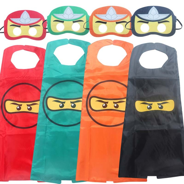 New Ninja Cape with Mask Pretend Play Ninjago Kids Cosplay | Wish