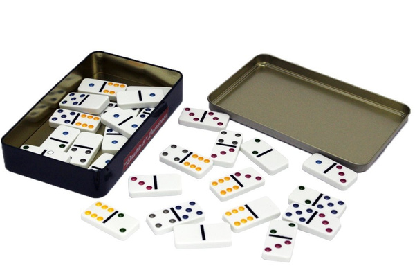 Double 6 Dominoes Game Set - 28 Large Sized Plastic Classic Dominos | Wish