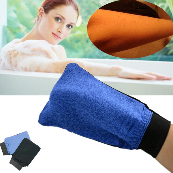 New Exfoliating Hammam Gloves Mitten Remove Dead Skin Bath Body Scrub ...